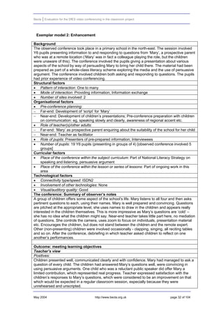 Evaluation for the DfES video conferencing in the classroom ... | PDF