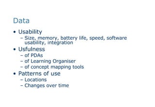 Evaluation Methods For Mobile Learning | PPT