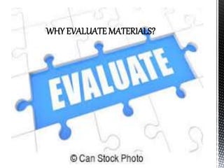 Evaluation of-language-learning-materials | PPT | Free Download