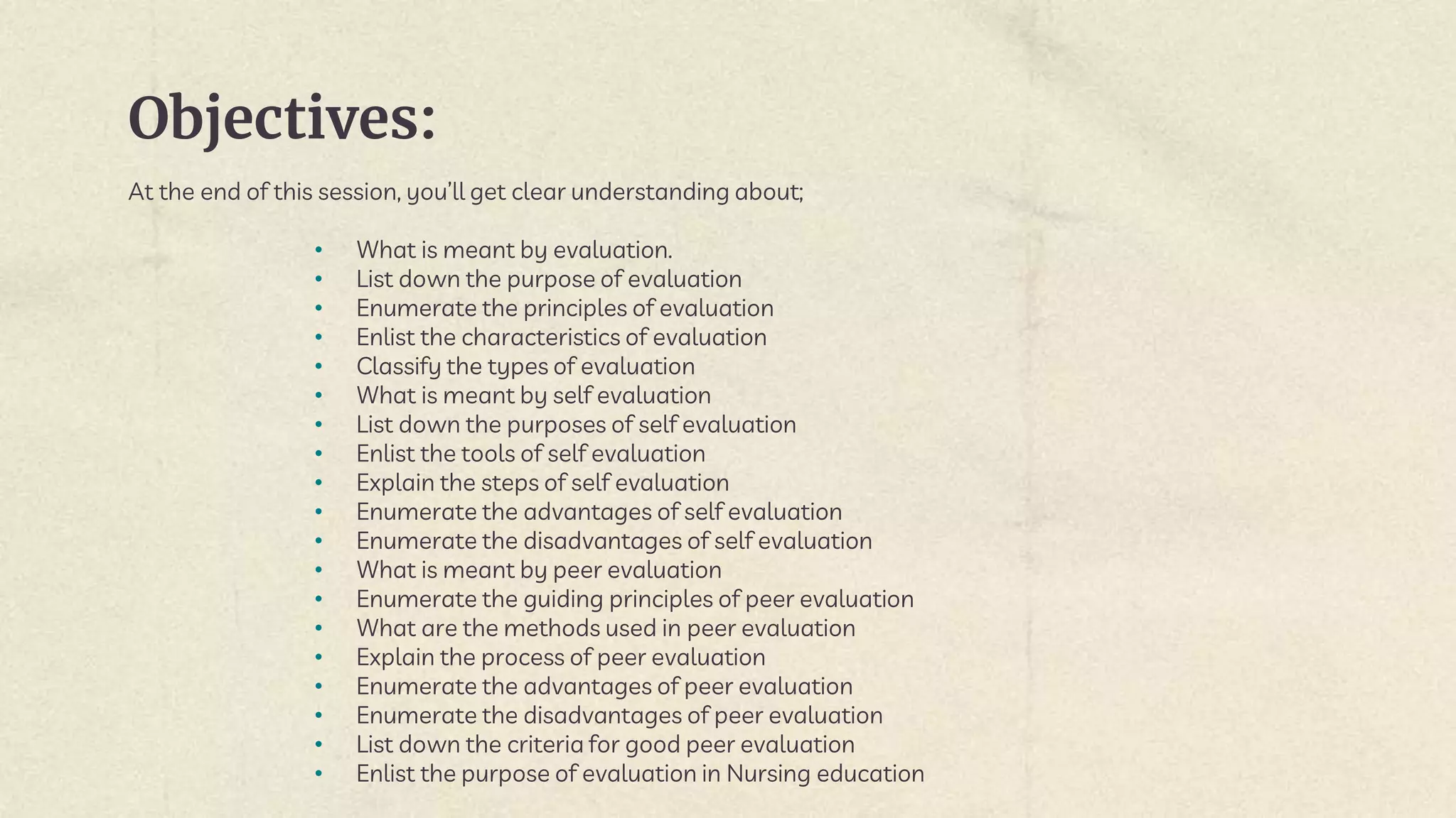 Self-Evaluation & Peer Evaluation | Nursing Education | Juhin J | PDF