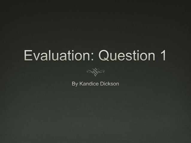 Evaluation q1 | PPT