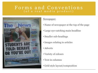 A2 Media Evaluation - Question 1 | PPT