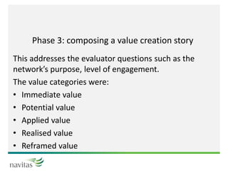 Evaluating without numbers: exploration of a story based evaluation ...