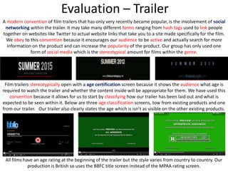 Evaluation 3 - A2 Media Studies | PPT