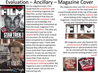 Evaluation 3 - A2 Media Studies | PPT