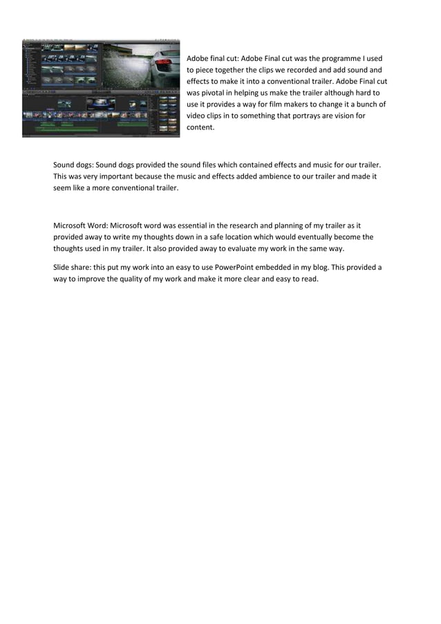 Evaluation 4 fin | DOCX | Desktop Publishing | Computer Software and Applications