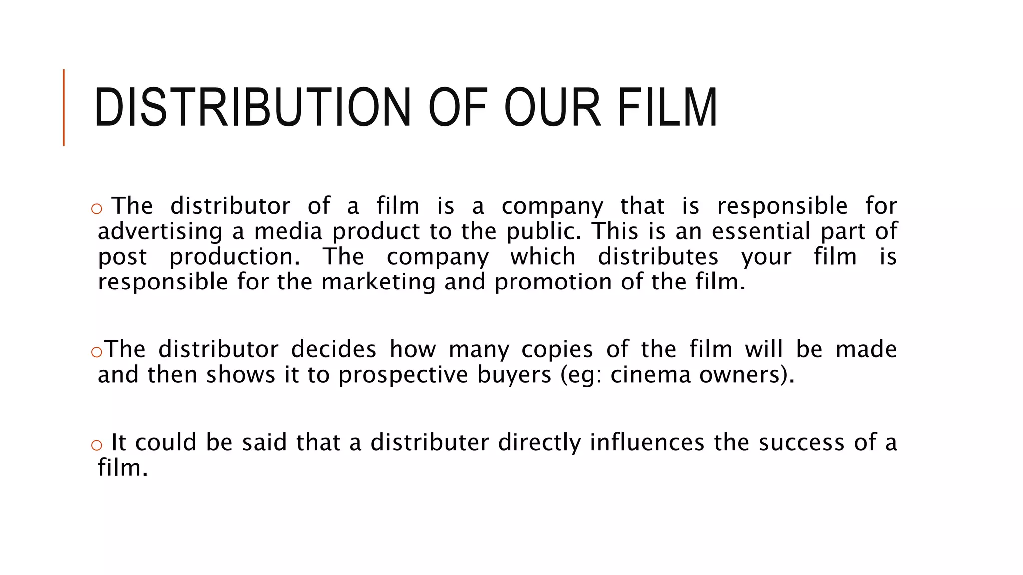 Evaluation Activity 3 | PPTX | Video Production | Content Production