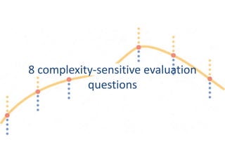 Evaluation amidst complexity: 8 questions evaluators should ask | PPTX