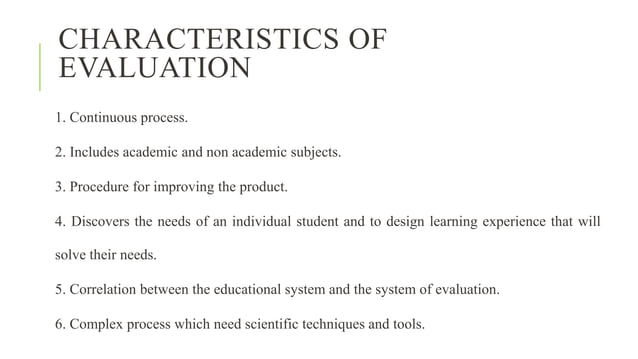 EVALUATION AND ASSESSMENT IN NURSING.pptx | Educational Assessment | Education