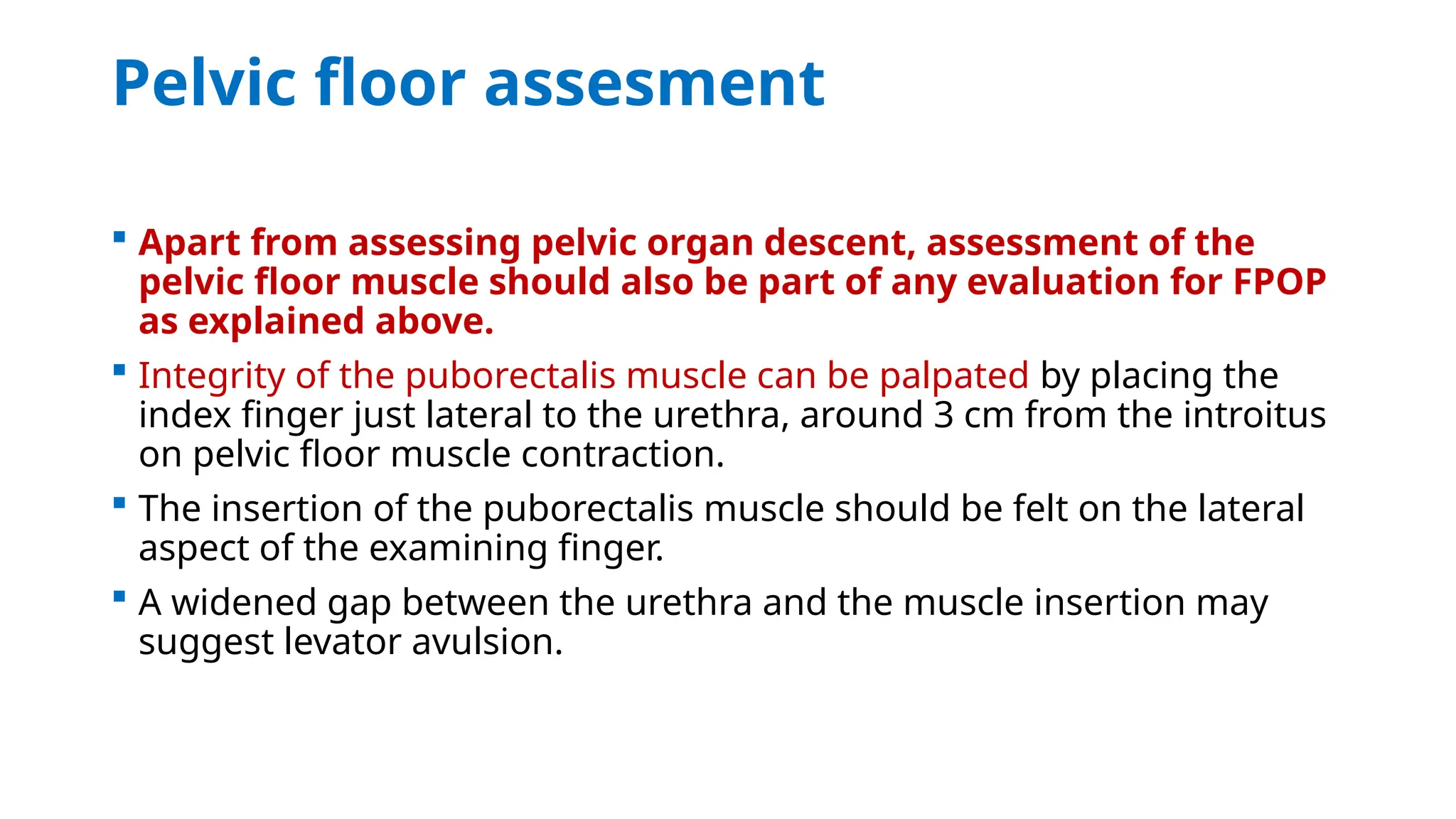 Evaluation and Decision Making in Pelvic Organ Prolapse | Comprehensive ...
