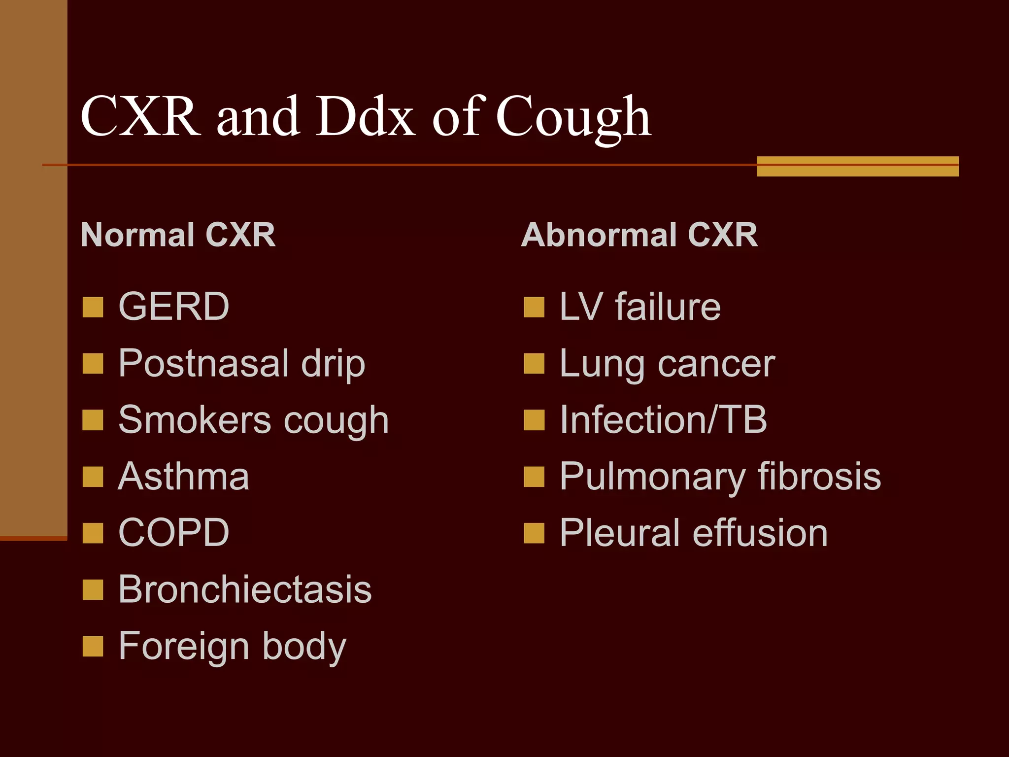 Evaluation and management of a patient with cough | PDF
