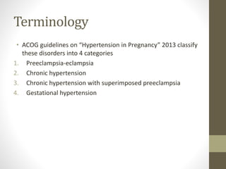 Evaluation and management of hypertension in pregnancy | PPTX