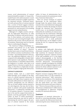 Evaluation and management of intestinal obstruction | PDF