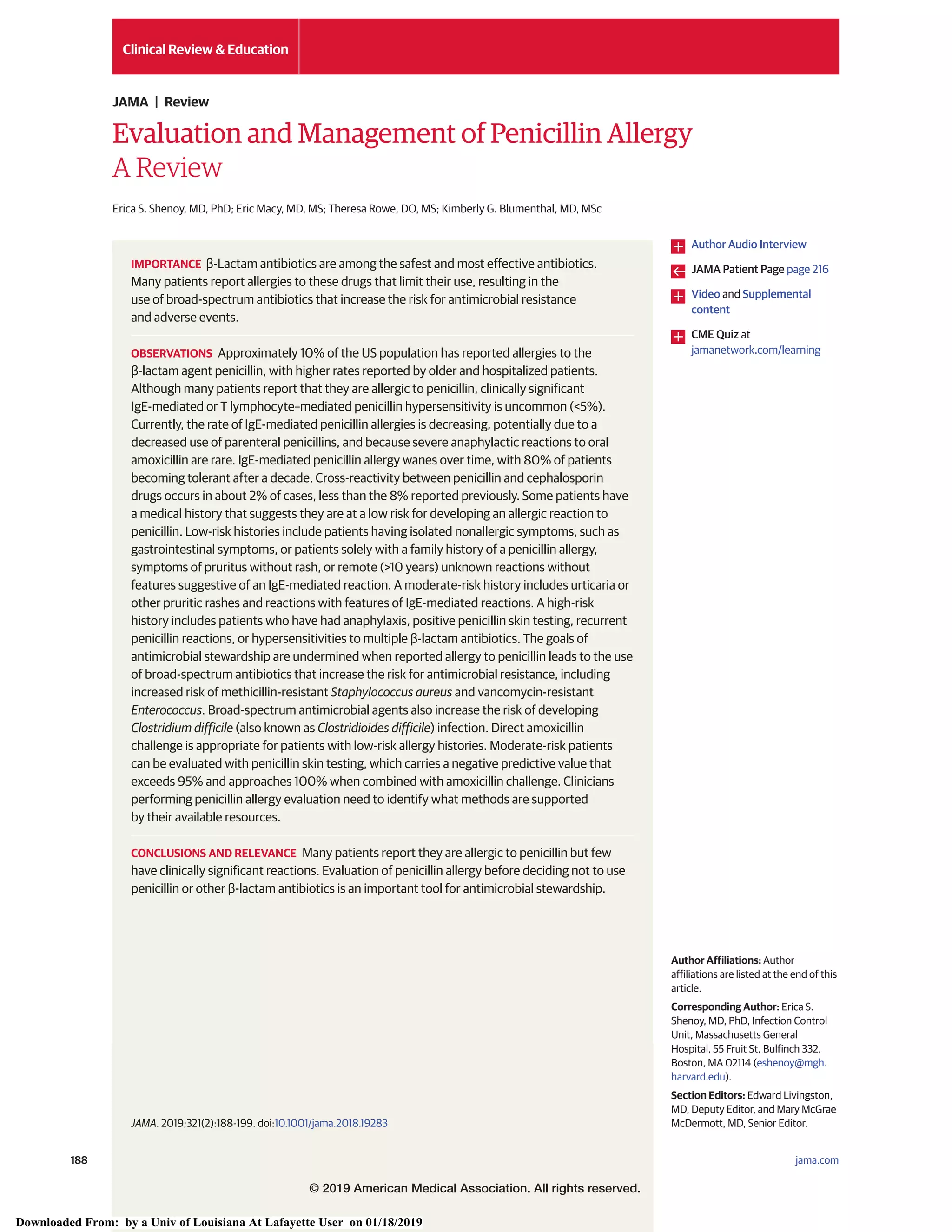 Evaluation and Management of Penicillin Allergy.pdf