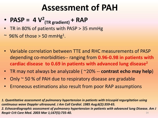 Evaluation and Management of pulmonary artery hypertension - dr sandeep ...