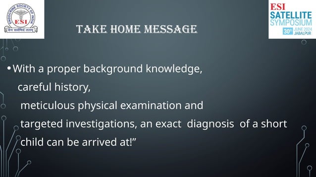EVALUATION AND MANAGEMENT OF SHORT STATURE.pptx