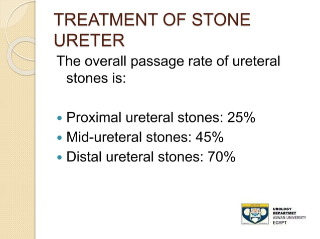 Evaluation and management of ureteric stones | PPTX | Digestive ...