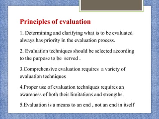 Evaluation and measurement nursing education | PPTX
