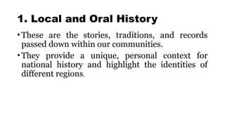 Evaluation and Promotion of Local History.pptx