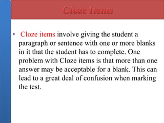 Teaching Methodology "Evaluation and testing" | PDF