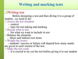 Teaching Methodology "Evaluation and testing" | PDF