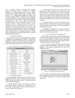 Evaluation aodv | PDF