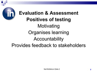 Evaluation & assessment | PPT | Educational Assessment | Education