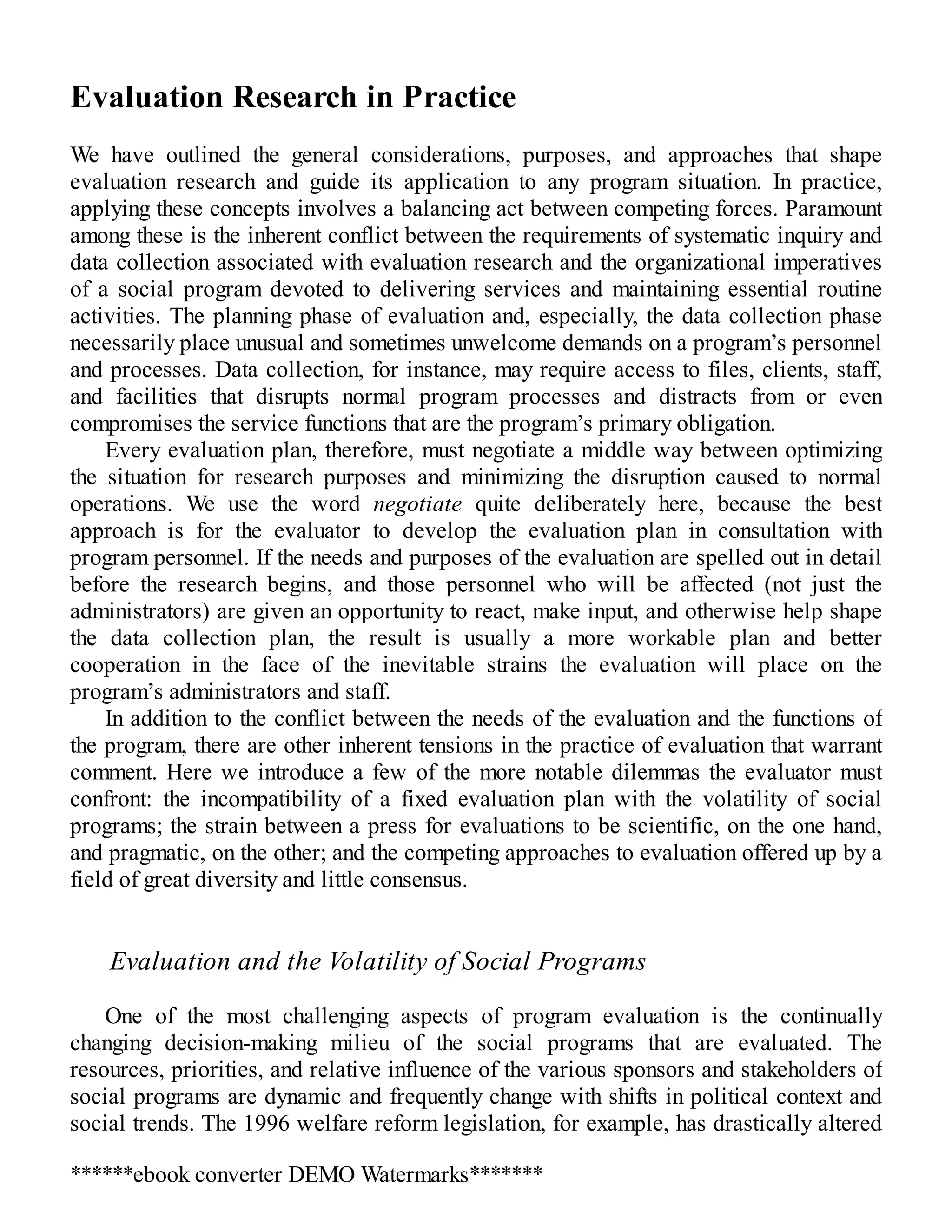 Evaluation a systematic approach-Rossi-Lipsey-Freeman | PDF