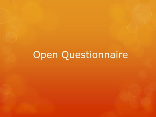 Evaluation audience feedback | PPT