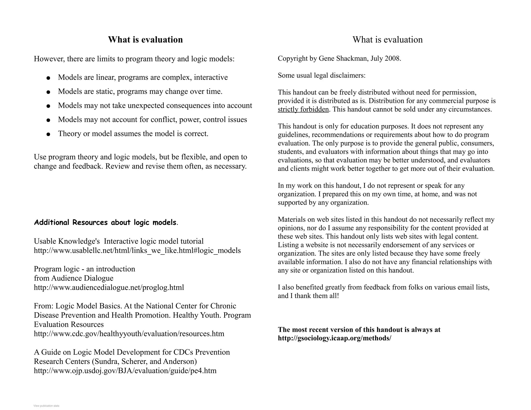 Evaluationbeginnersguide evaluationquestion (1) | PDF