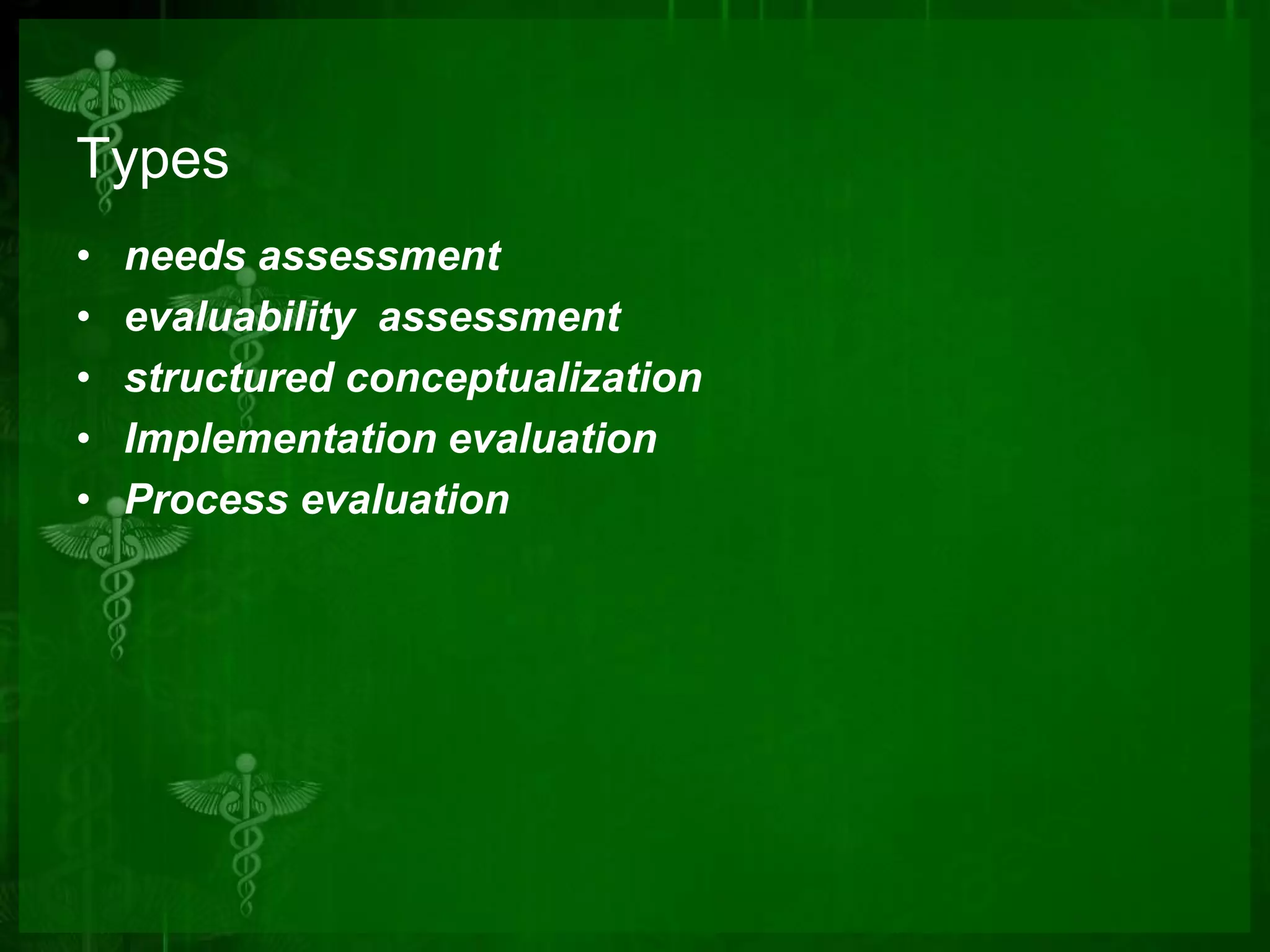 Evaluation – concepts and principles | PPTX