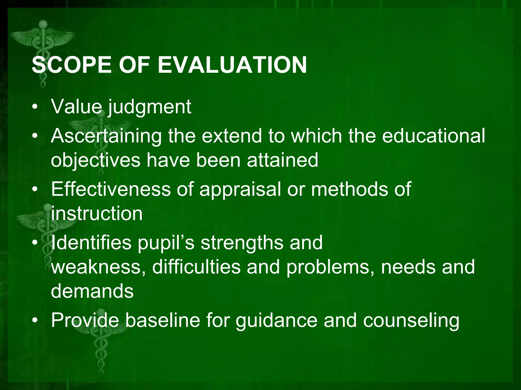 Evaluation – concepts and principles | PPTX