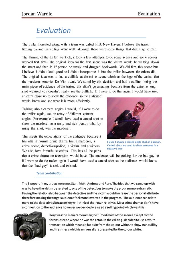 Evaluation crime trailer | PDF