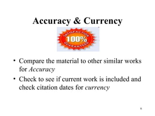 Evaluation criteria | PPT