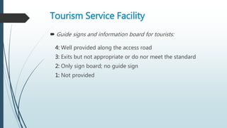 Evaluation Criteria for Designing Tourism Development Areas | PPTX