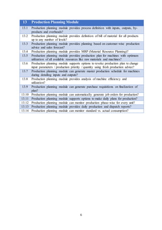 Evaluation Criteria of ERP Systems | PDF