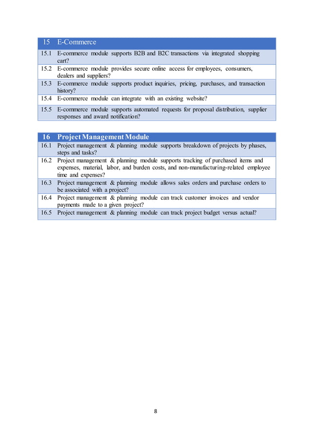 Evaluation Criteria of ERP Systems | PDF | Business Accounting & Finance | Business