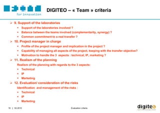 Evaluation Criteria Ppt Final | PDF