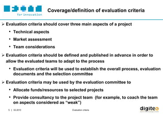 Evaluation Criteria Ppt Final | PDF