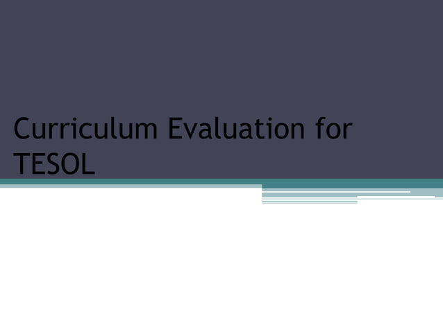 Evaluation definitions | PPT