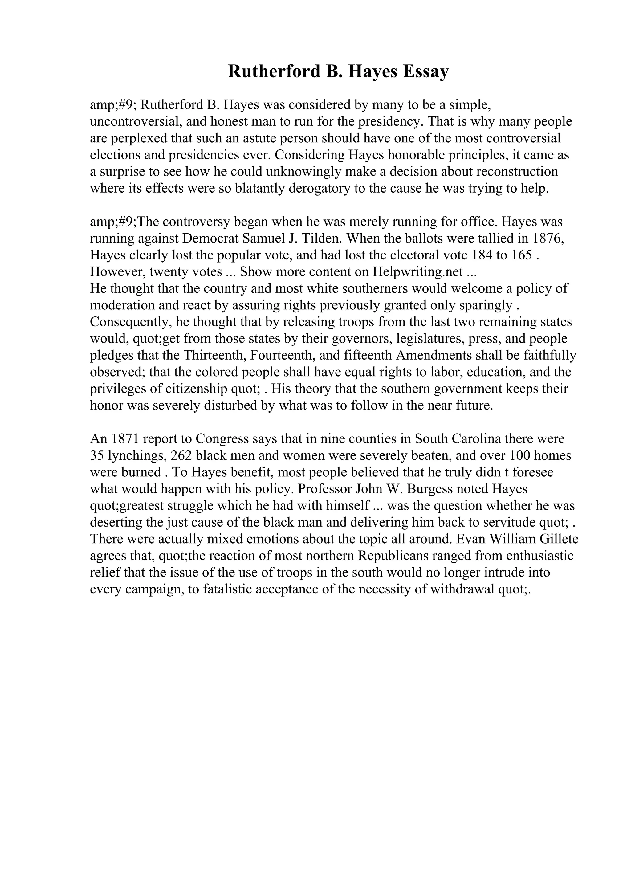 Evaluation Essay Example | PDF