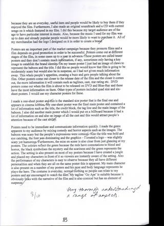 GCSE Film Studies: Evaluation examples | PDF