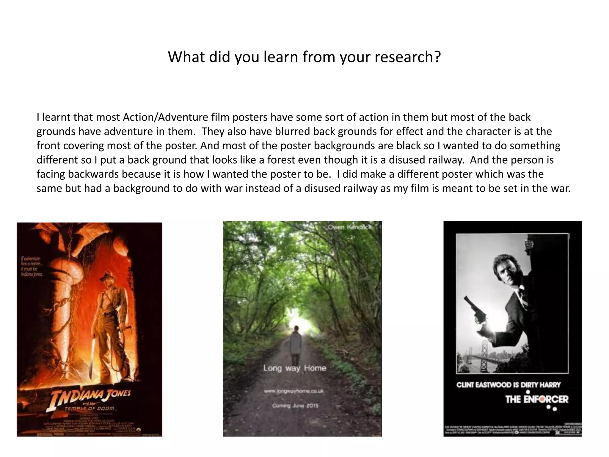 Evaluation film poster | PPTX