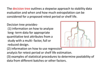Evaluation for stability data q1 e | PPTX