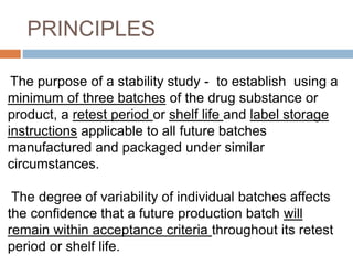 Evaluation for stability data q1 e | PPTX
