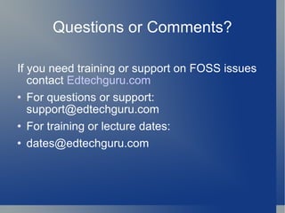 Evaluation foss odp | PPT