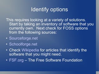 Evaluation foss odp | PPT