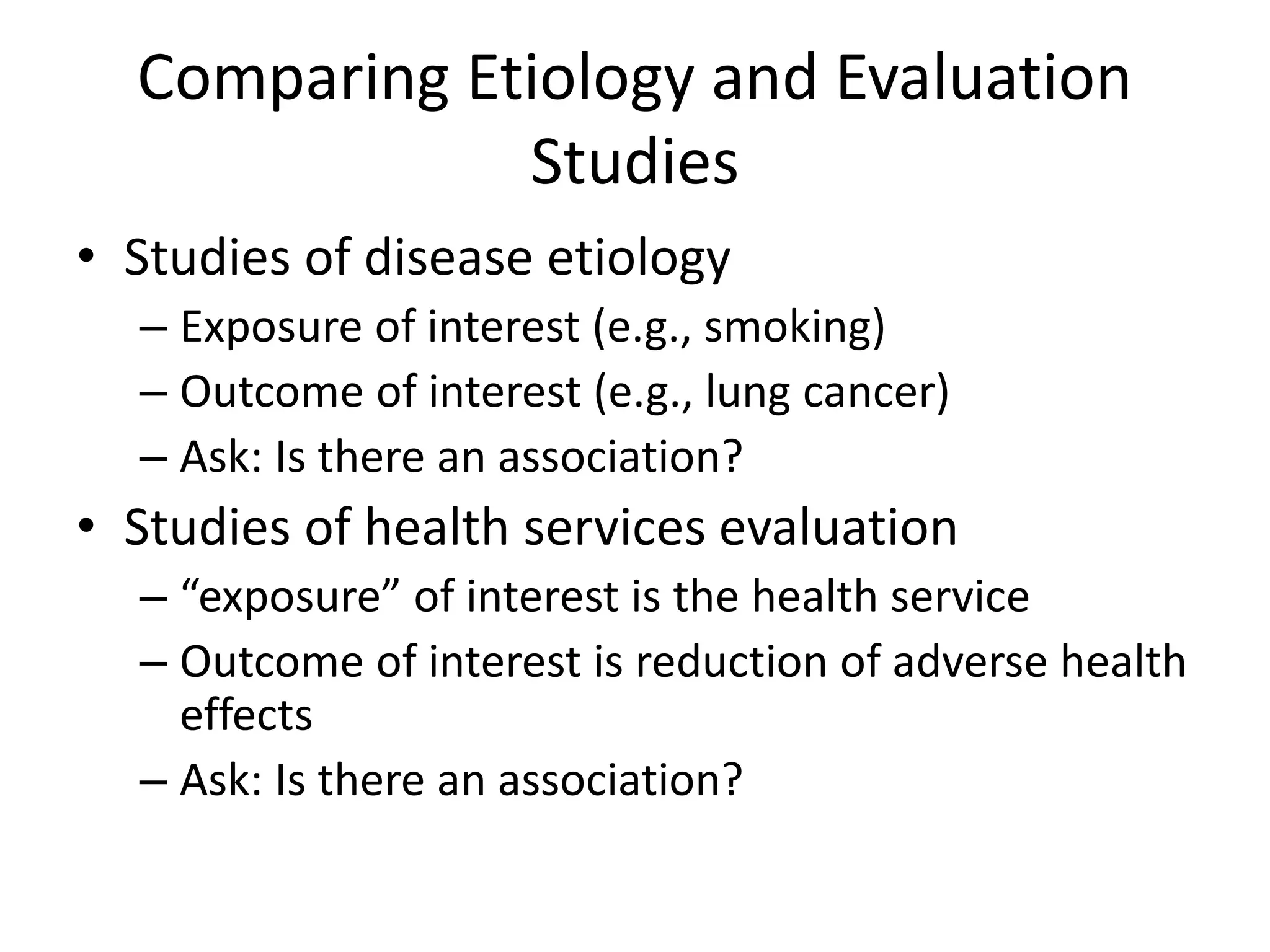 Evaluation Health Services | PDF