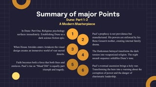 Evaluation Infographic of Dune: Part 1-2 | PDF