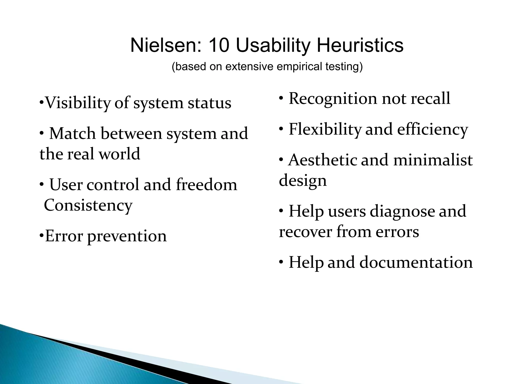 Evaluation in hci | PPTX